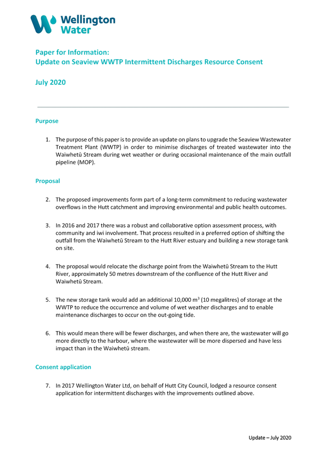 Agenda of Hutt Valley Services Committee - 28 August 2020